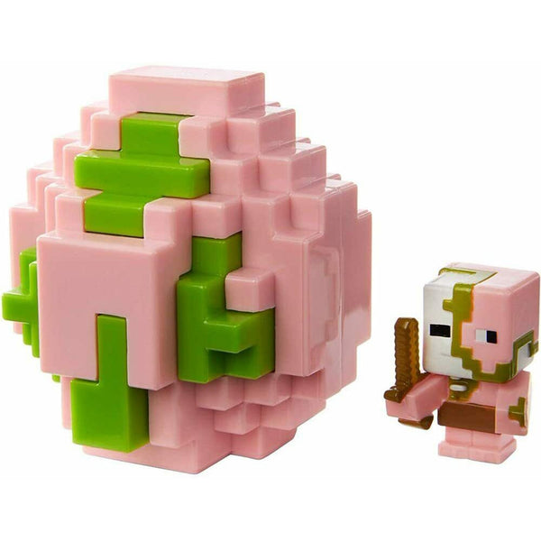 Bundle | Set of 6 - Minecraft Spawn Egg Mini Figure - One of each colo ...
