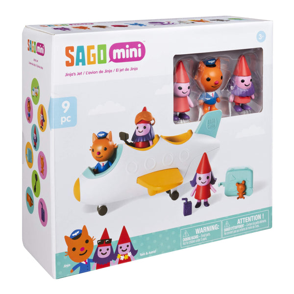 Sago Mini, Jinja’S Jet Plane, with Figures & Accessories, for Kids Age ...
