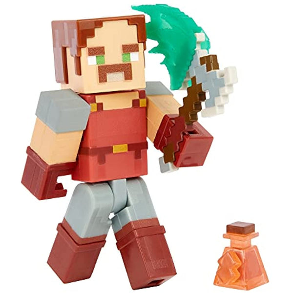 Minecraft Dungeons |Hal |3.25-in Collectible Battle Figure and Accesso ...