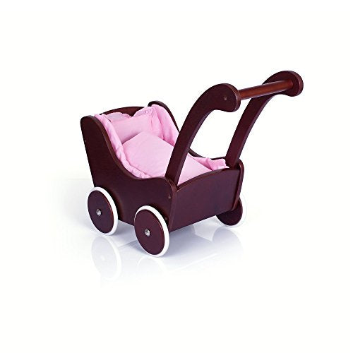 Guidecraft Espresso Dark Cherry wooden Doll Buggy - Fits 18" American ...