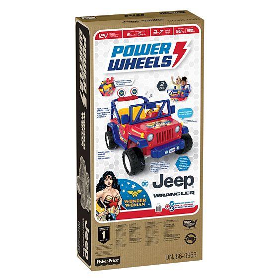 Fisher Price Power Wheels® Wonder Woman™ Jeep® Wrangler DNJ66 | You Are ...